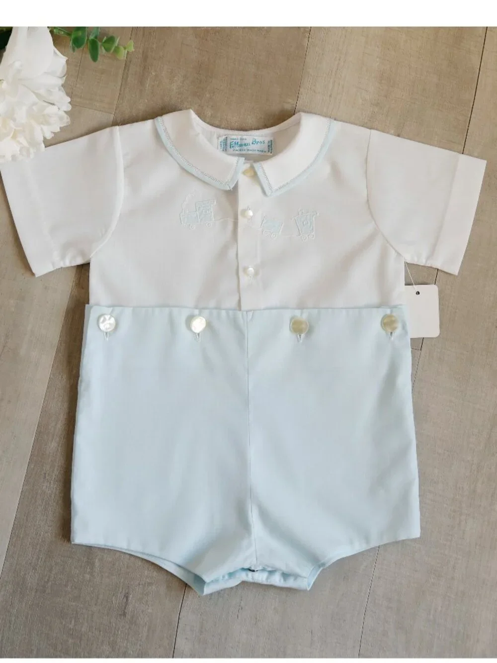 Feltman Brothers | One Pieces | Blue And White Heirloom Vintage Bobby ...